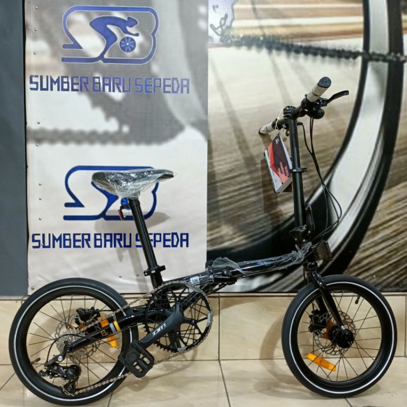 Jual Sepeda Lipat Element Troy X 10 Speed 16 Inch Chromoly Free Holder ...