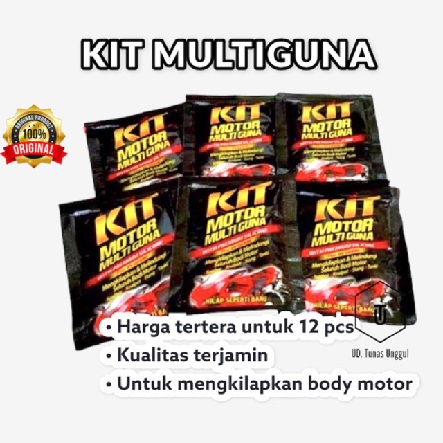Jual [12pcs] Kit motor multiguna / kit poles body motor sachet ...