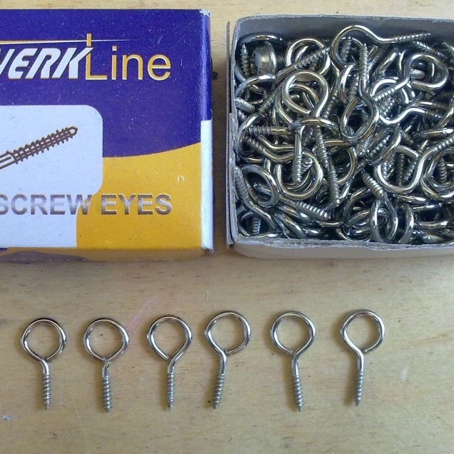 Jual BAUT O / SKRUP O / CANTOLAN / PENGAIT KAWAT SPIRAL 2CM | Shopee ...