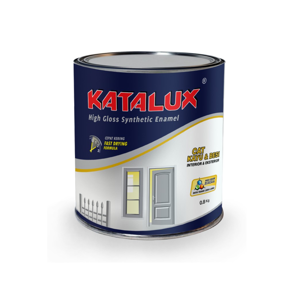 Jual Cat Kayu dan Besi KATALUX - 0,8 Kg | Shopee Indonesia