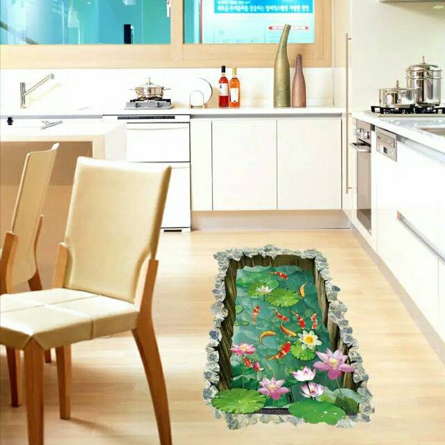 Jual WALLSTICKER Sticker lantai 3D Floor Sticker | Shopee Indonesia