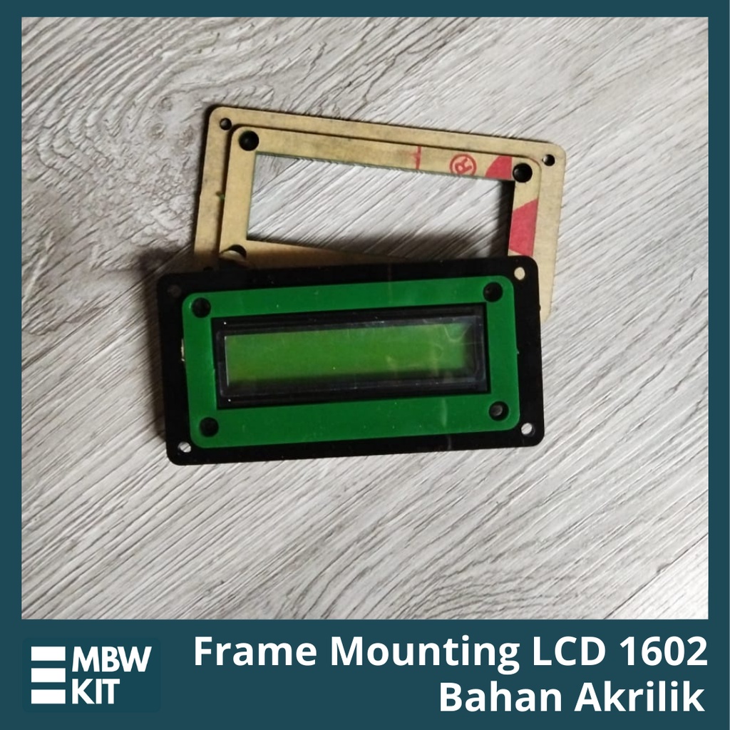 Jual Frame LCD 16x2 1602 Akrilik Mounting LCD | Shopee Indonesia