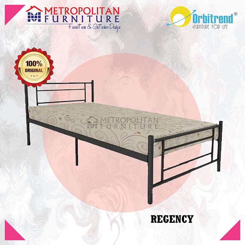 Jual Orbitrend Tempat Tidur / Ranjang Besi - Square Metal Bed 90 x 200 ...