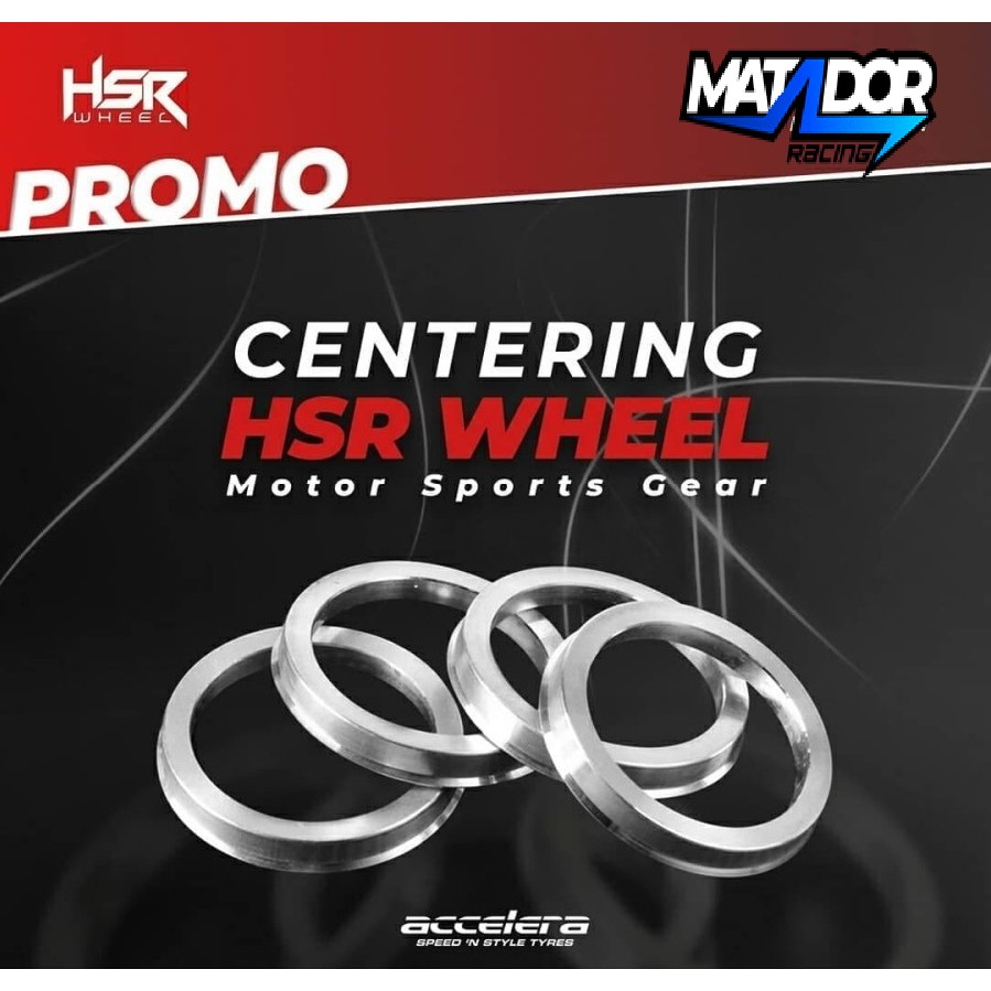 Jual Center Ring Hub HSR Wheel Sentering Khusus Untuk Velg Racing Mobil ...