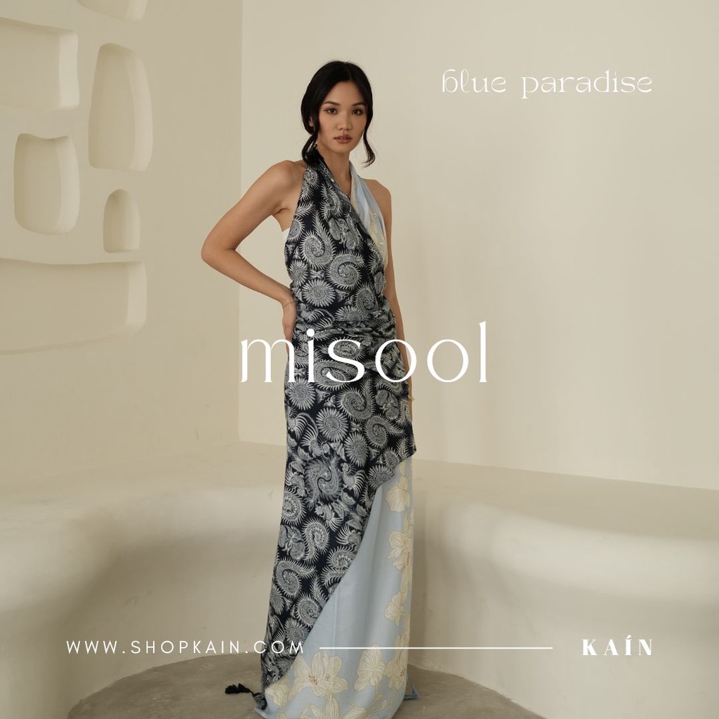 Jual SHOPKAIN Misool Shawl – Blue Paradise | Shopee Indonesia