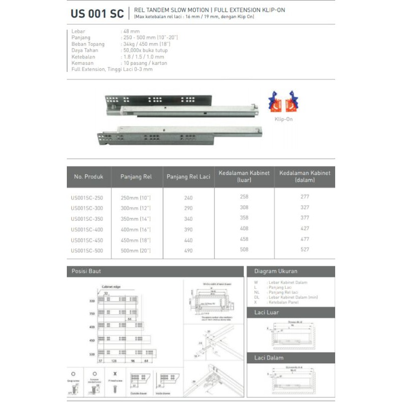 Jual Rel tandem 45 cm TACO | Shopee Indonesia