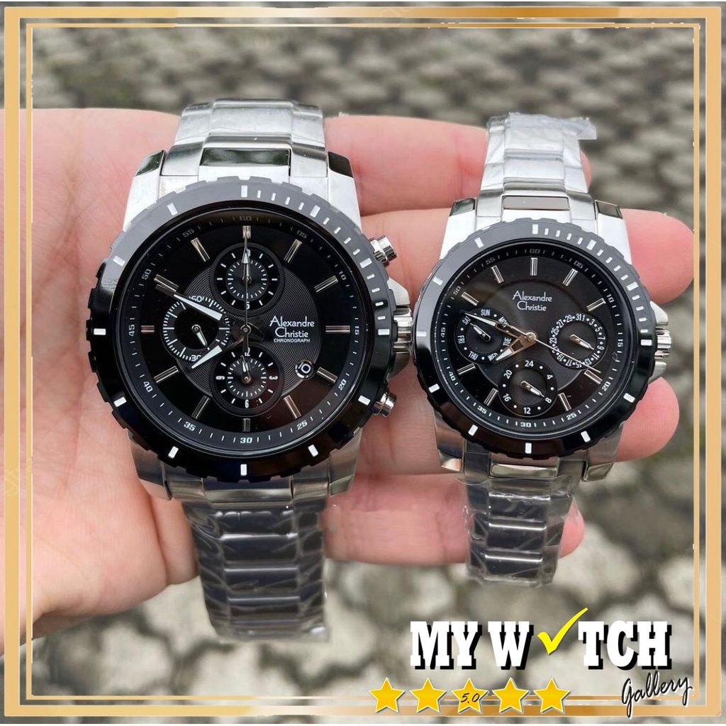 Jual Jam Alexandre Christie AC 6141 Couple Original GARANSI RESMI 1 ...