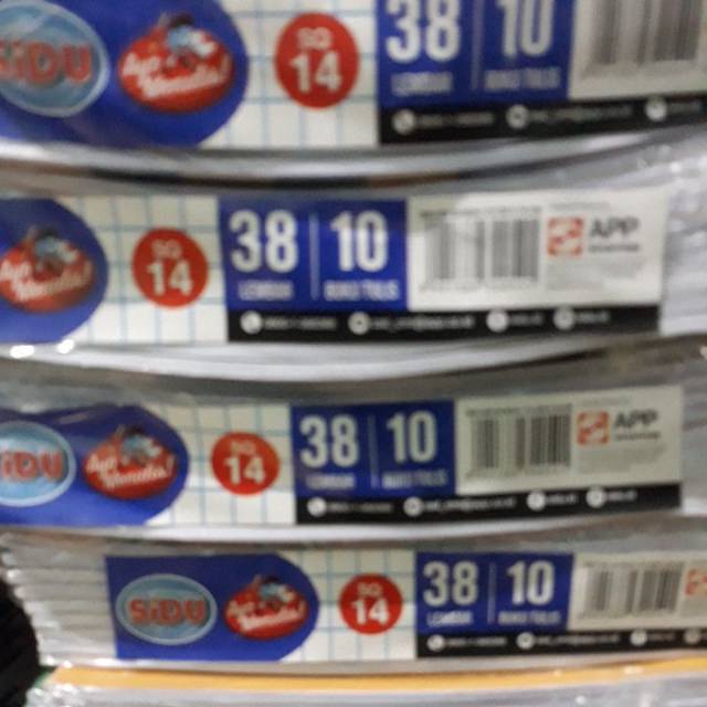 Jual SIDU kotak besar 14mm 38 lembar | Shopee Indonesia