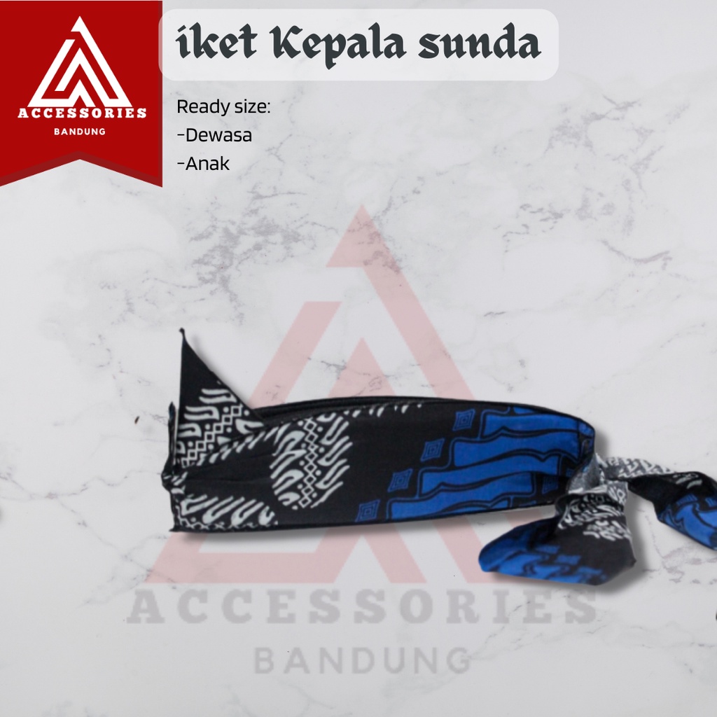 Jual iket kepala sunda motif batik/iket tradisional/iket kepala ...