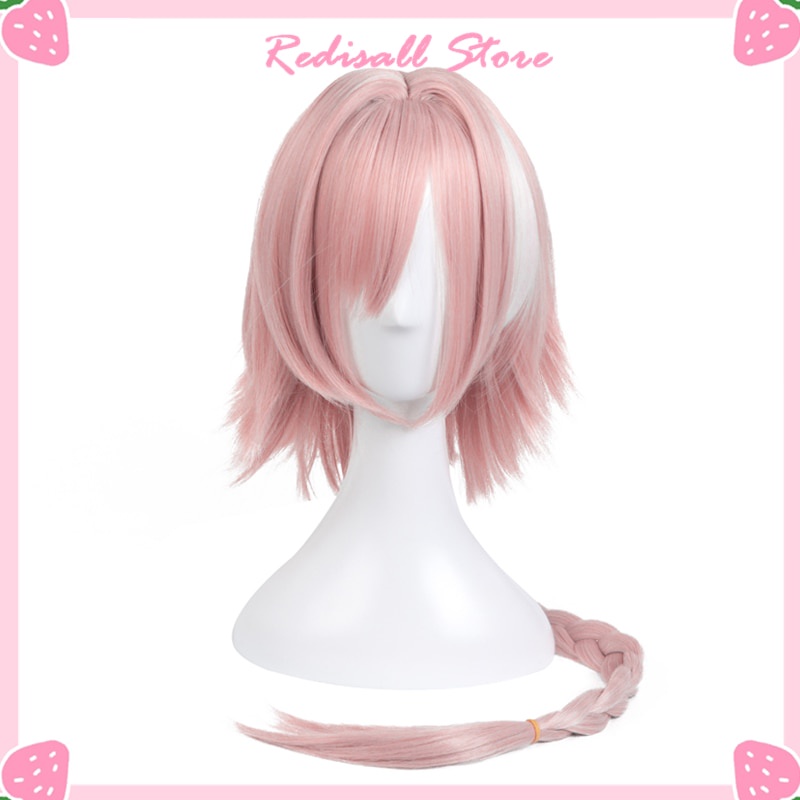 Jual PREORDER FGO Astolfo Wig Fate Grand Order Cosplay Long Braids Pink ...