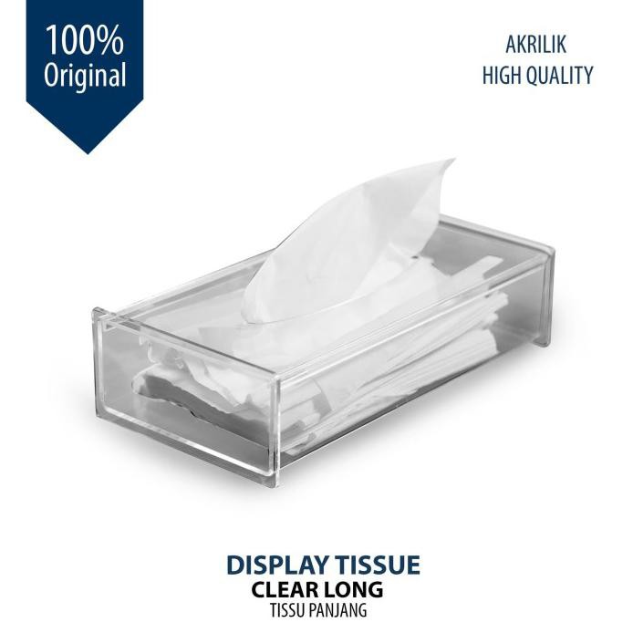 Jual DISPLAY TISSUE AKRILIK / BOX TISSUE AKRILIK / TEMPAT TISSUE BENING ...