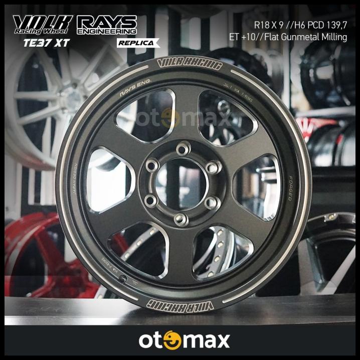 Jual Velg Mobil Volk Rays Te37 Xt H6 Ring 18 Flat Gunmetal Milling | Shopee Indonesia