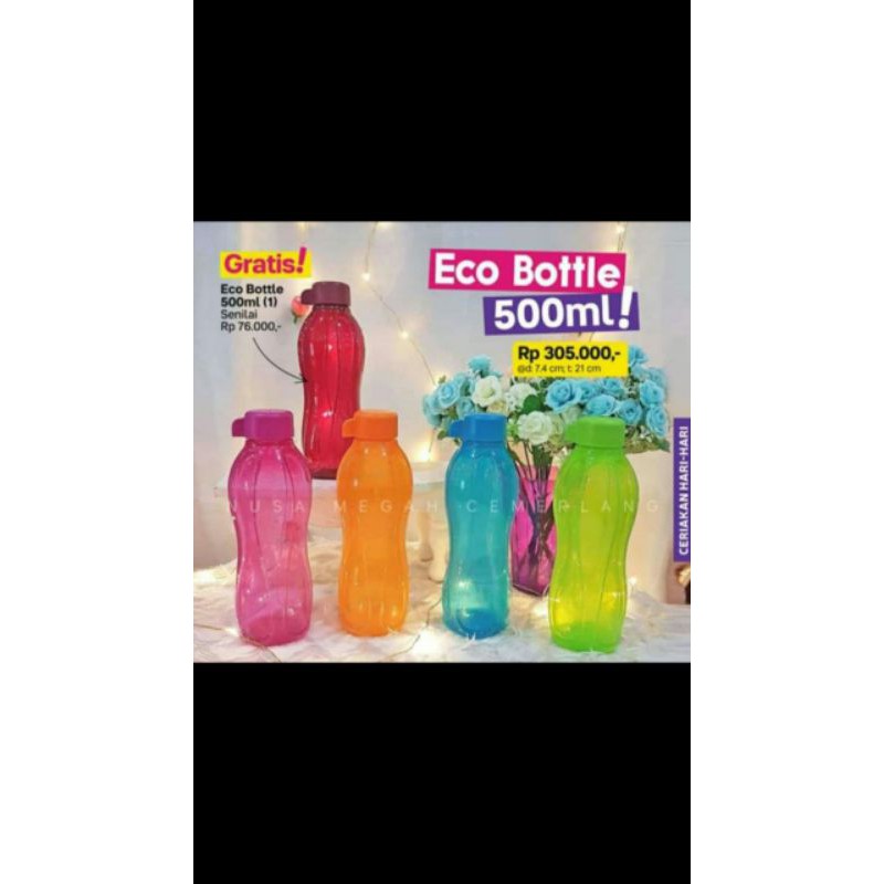 Jual Eco bottle 500 ml Tupp original | Shopee Indonesia