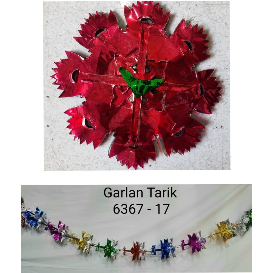 Jual Garland Natal Tarik Lampion Natal Hiasan Natal 6367-17 | Shopee ...
