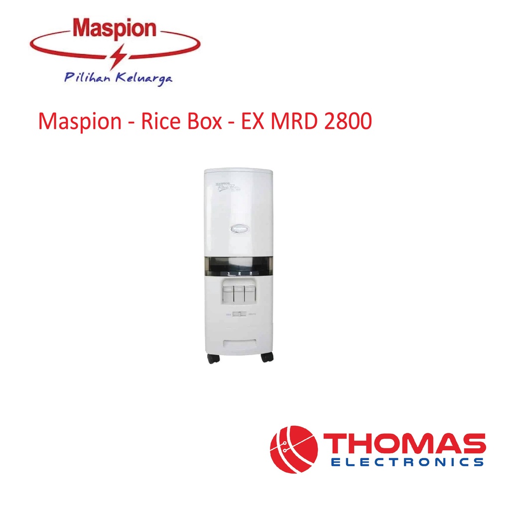 Jual Maspion Rice Box Mrd 2800 FB TEMPAT BERAS Wadah Beras 28 Kg ...