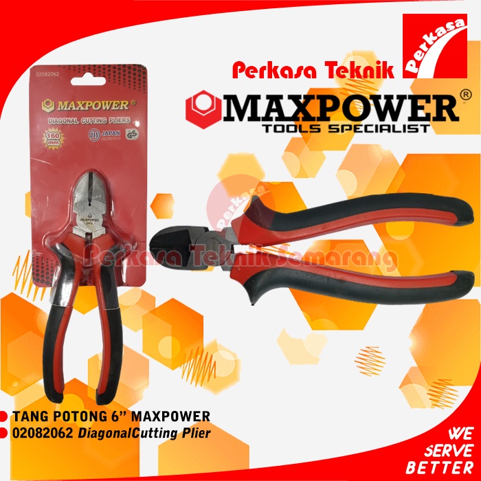 Jual MAXPOWER MAX02082062 Tang potong 6" Diagonal Cutting Plier ...