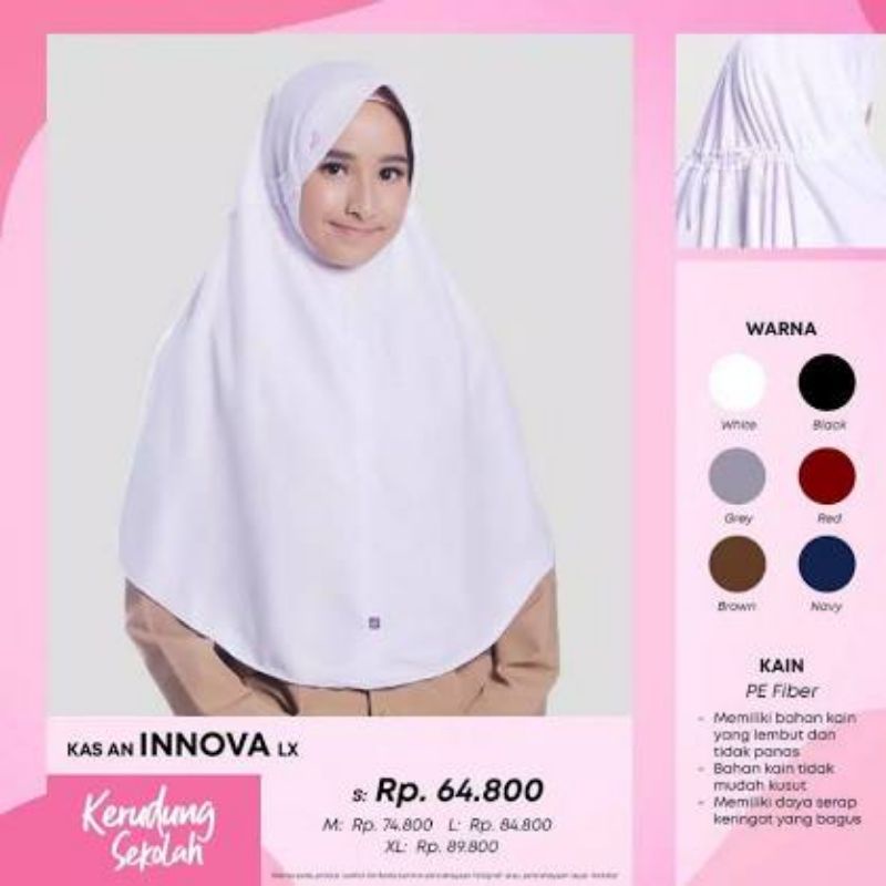 Jual Rabbani - Kerudung Sekolah Instan Innova Lx | Shopee Indonesia