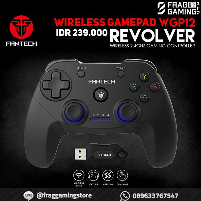Jual FANTECH WGP12 / WGP 12 REVOLVER WIRELESS 2,4 - GAMEPAD / JOYSTICK ...