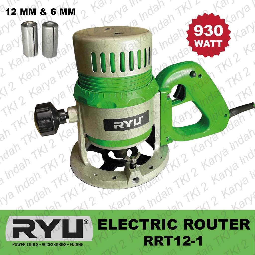 Jual Electric Router 1/2" RYU RRT12-1 Mesin Profil Kayu Besar 1 Tangan ...