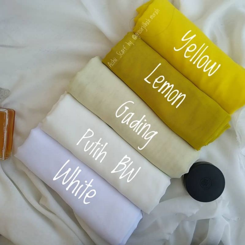 Jual Hijab Pollycoton Hijab Square ( Yellow/kuning Golkar, Lemon ...