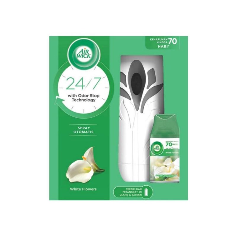 Jual AIR WICK Fresh Matic White Flowers 250 ml | Shopee Indonesia