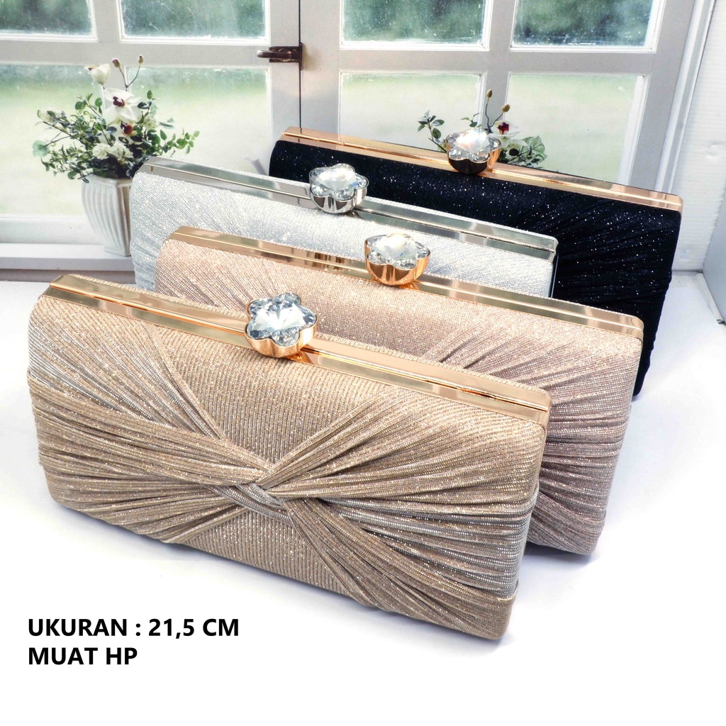 Jual TAS PESTA WANITA 220752-20 PREMIUM CLUTCH KONDANGAN | Shopee Indonesia