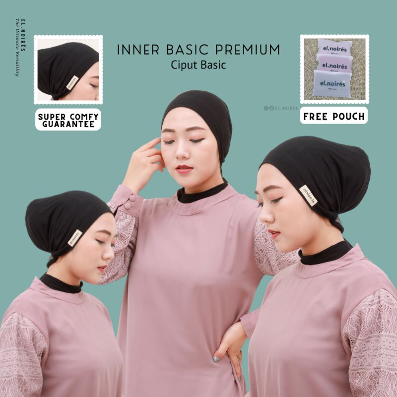 Jual Inner Basic Premium Super Nyaman Adem Anti Panas Ciput Elnoires ...