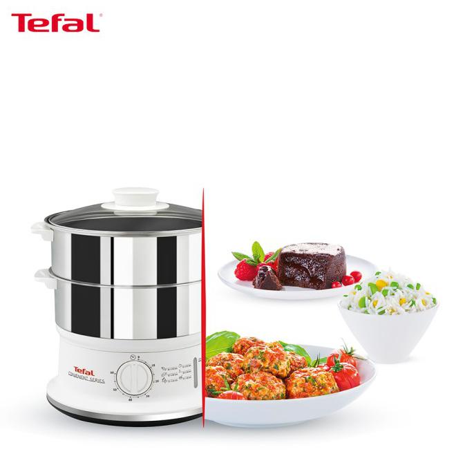 Jual TEFAL FOOD STEAMER CONVENIENT VC1451 PENGUKUS KUKUSAN STAINLESS ...