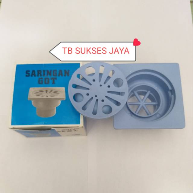 Jual Saringan kamar mandi plastik (pvc) / saringan got/ floor drain GMP ...