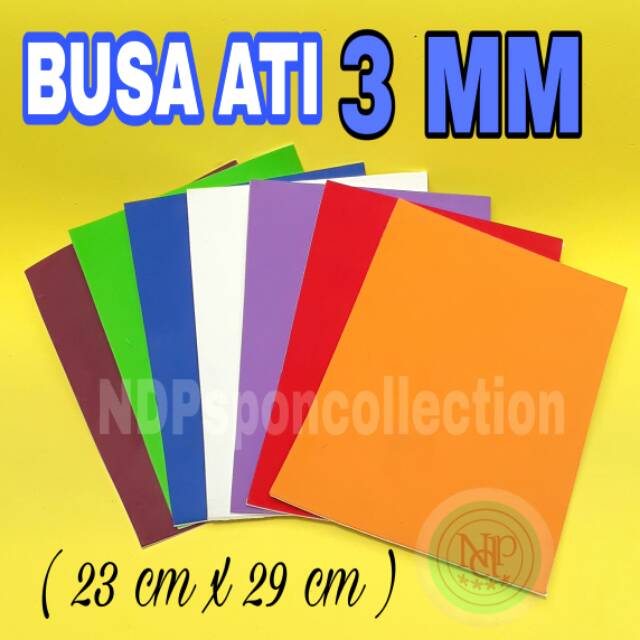 Jual EVA FOAM / SPON ATI / BUSA ATI 3mm / BUSA HATI | Shopee Indonesia
