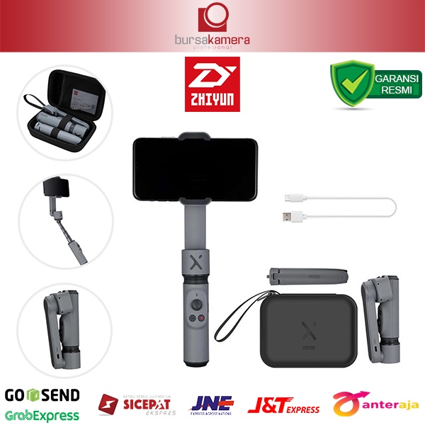 Jual Zhiyun-Tech SMOOTH-X Smartphone Gimbal Combo Kit (Grey) | Shopee Indonesia