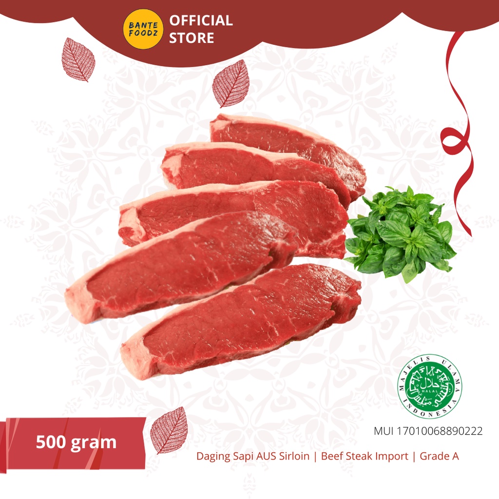Jual Daging Steak Sirloin Sapi AUS Sirloin Beef Steak Import Grade A ...