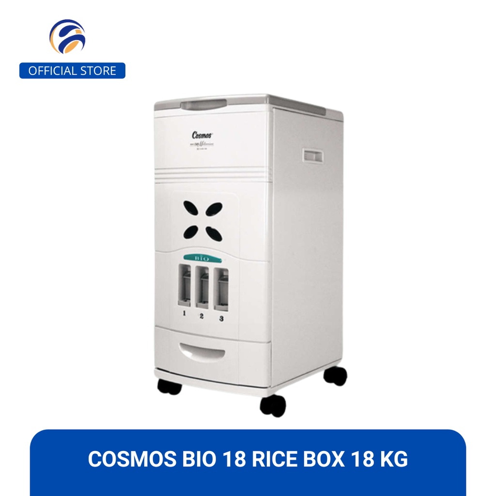 Jual Cosmos Bio 18 Rice Box Penyimpana Beras 18 Kg | Shopee Indonesia