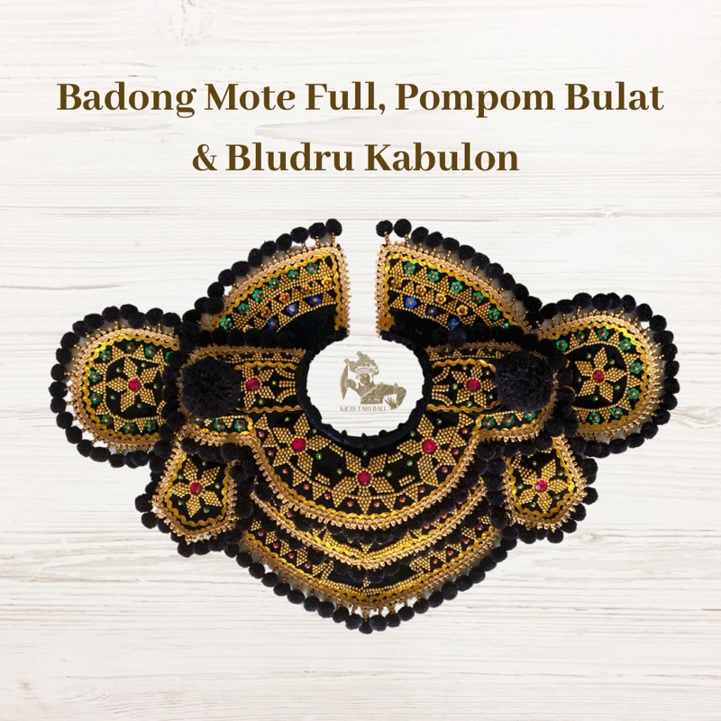 Jual Badong Gede / Badong Jaranan / Badong Topeng Bali Hitam Full | Shopee Indonesia