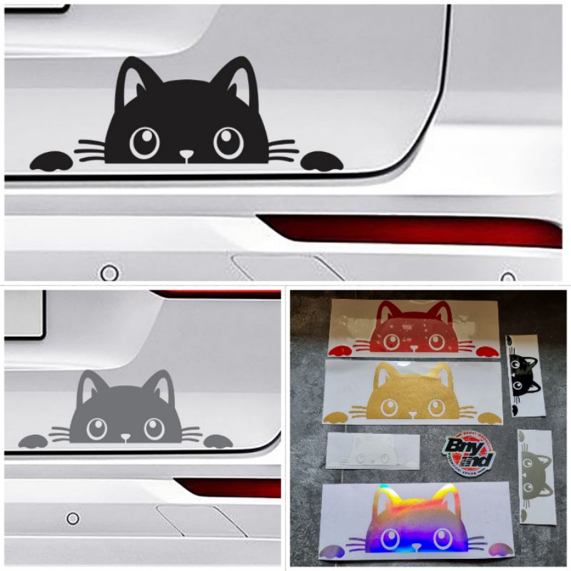 Jual STICKER STIKER KUCING NGINTIP CUTTING | Shopee Indonesia