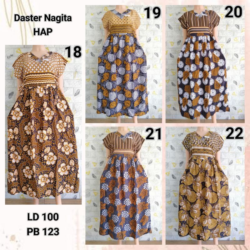 Jual DASTER NAGITA COKLAT HAP DASTER MODERN DASTER ADEM | Shopee Indonesia