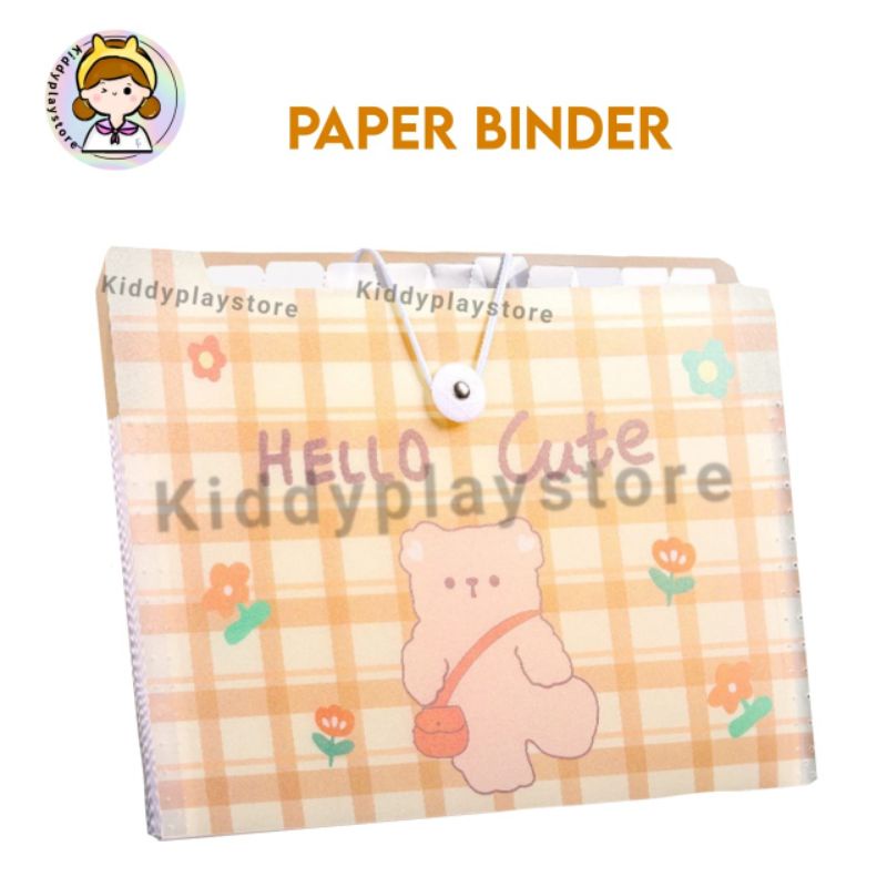 Jual Paper Binder / Organizer Paper Stationery / Binder Kertas Simpan ...