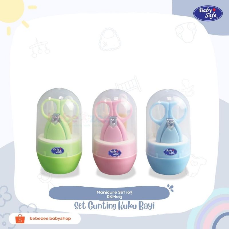 Jual Baby Safe Manicure Set + Case RKM103/Gunting Kuku | Shopee Indonesia