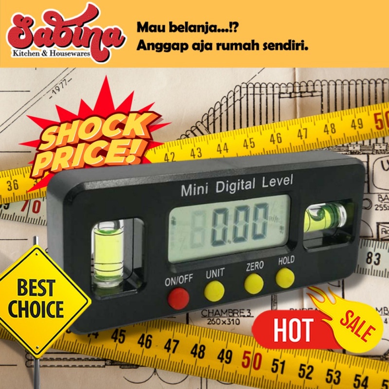 Jual Alat Ukur Kemiringan Sudut Digital Protractor Inclinometer Level ...