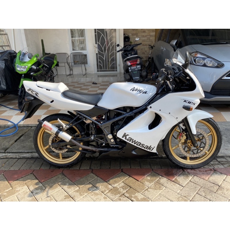 Jual kawasaki ninja rr old 2007 putih albino | Shopee Indonesia