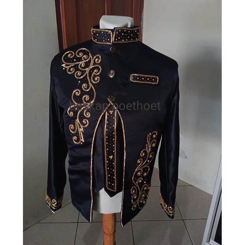 Jual BESKAP BASOFI PENGANTIN KANCING TIGA HITAM / JAS PRIA FORMAL BUKAN ...