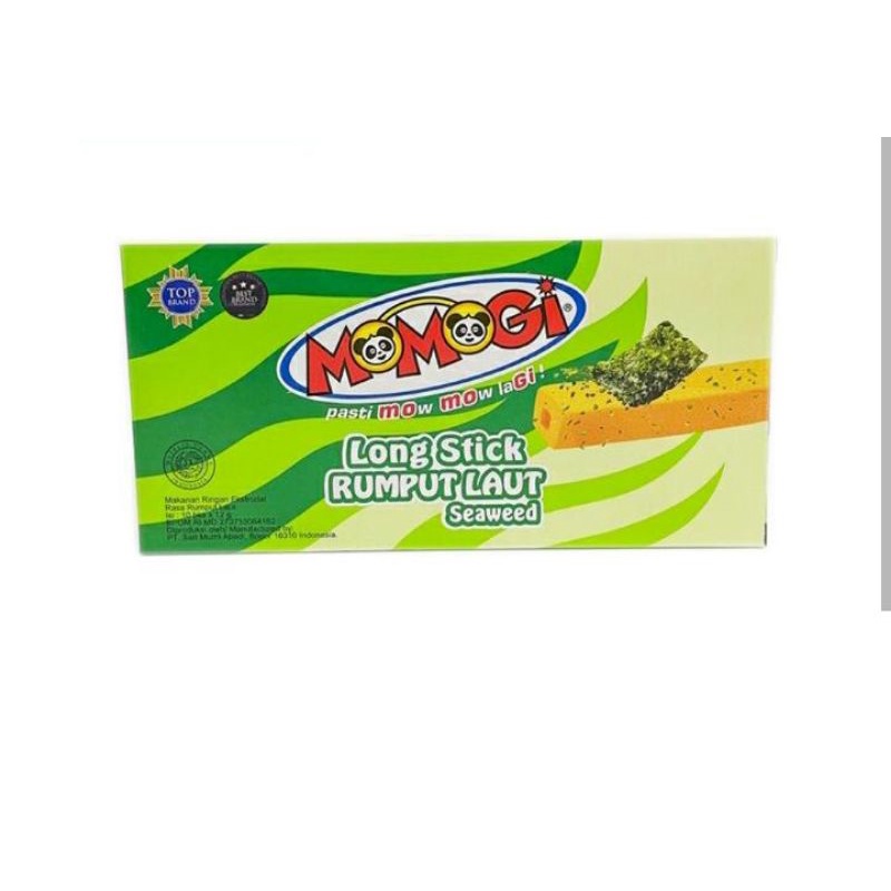 Jual MOMOGI Long Stik Rumput Laut 10 x 12 g | Shopee Indonesia