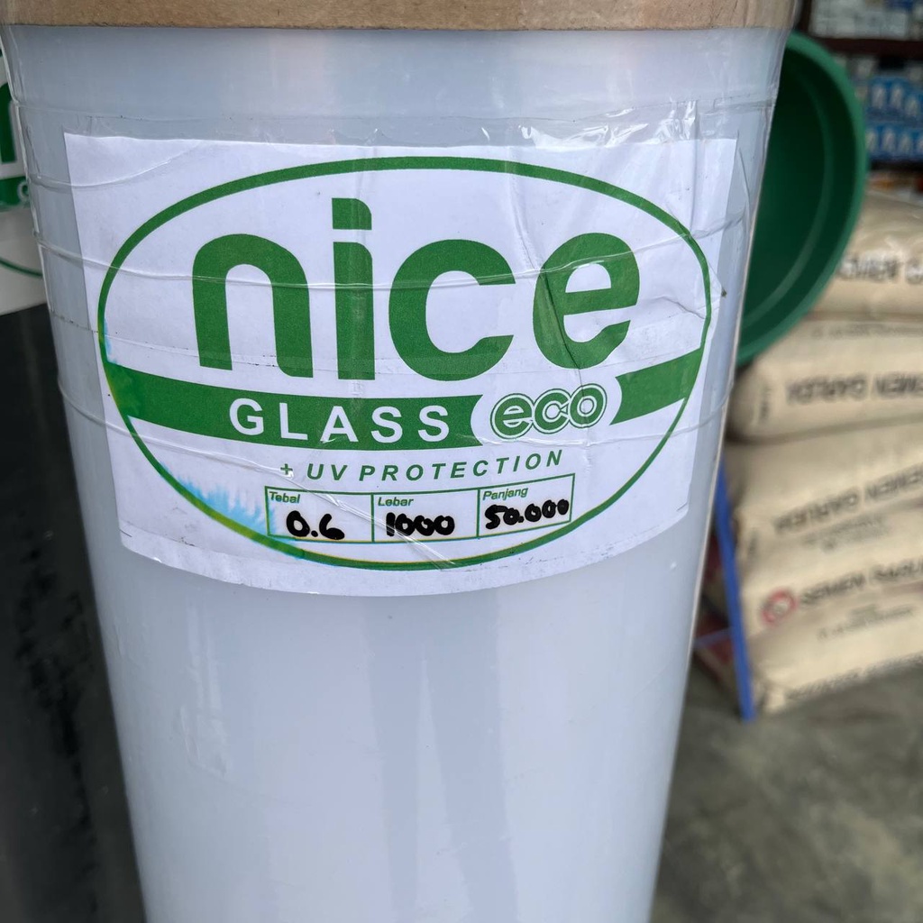 Jual PLAT PLASTIK FIBER PAGAR TEBAL 0.6MM + UV PROTECTION , TINGGI 1 ...