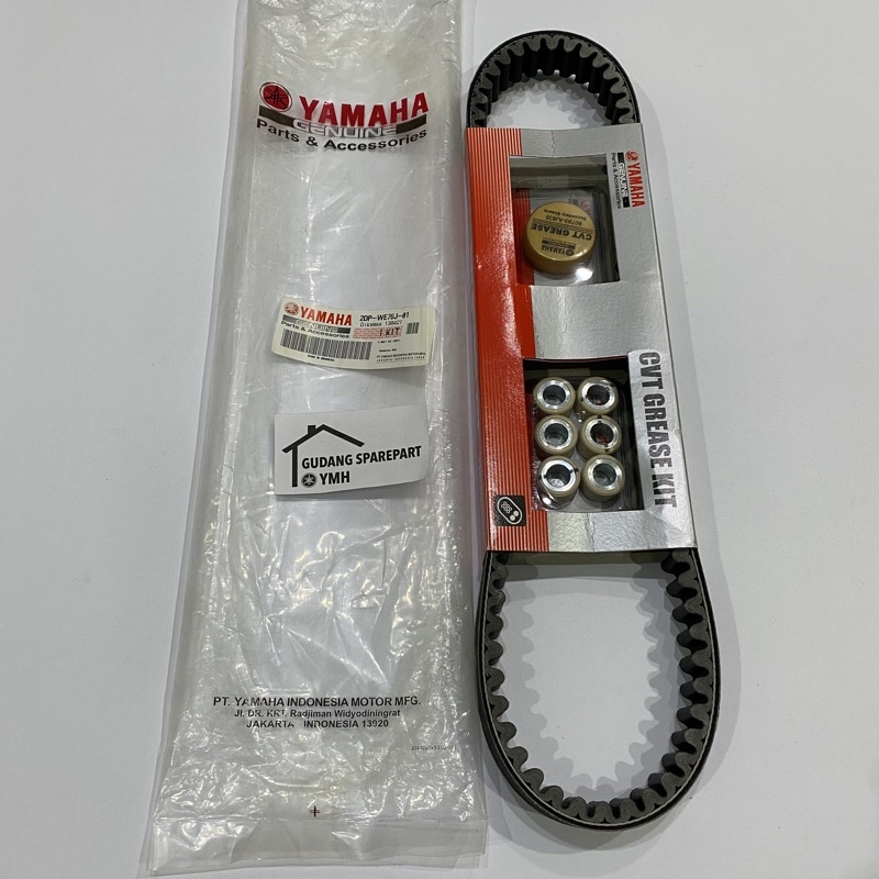 Jual Vanbelt Fanbelt V-belt Set Kit Timing Roller Grease Nmax 2DP-WE76J ...