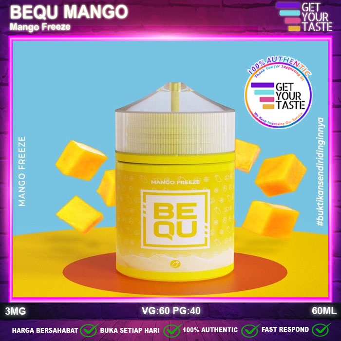 Jual Liquid Bequ Mango 60ML BEKU by Poda x Ray Vapor x FVS | Shopee ...