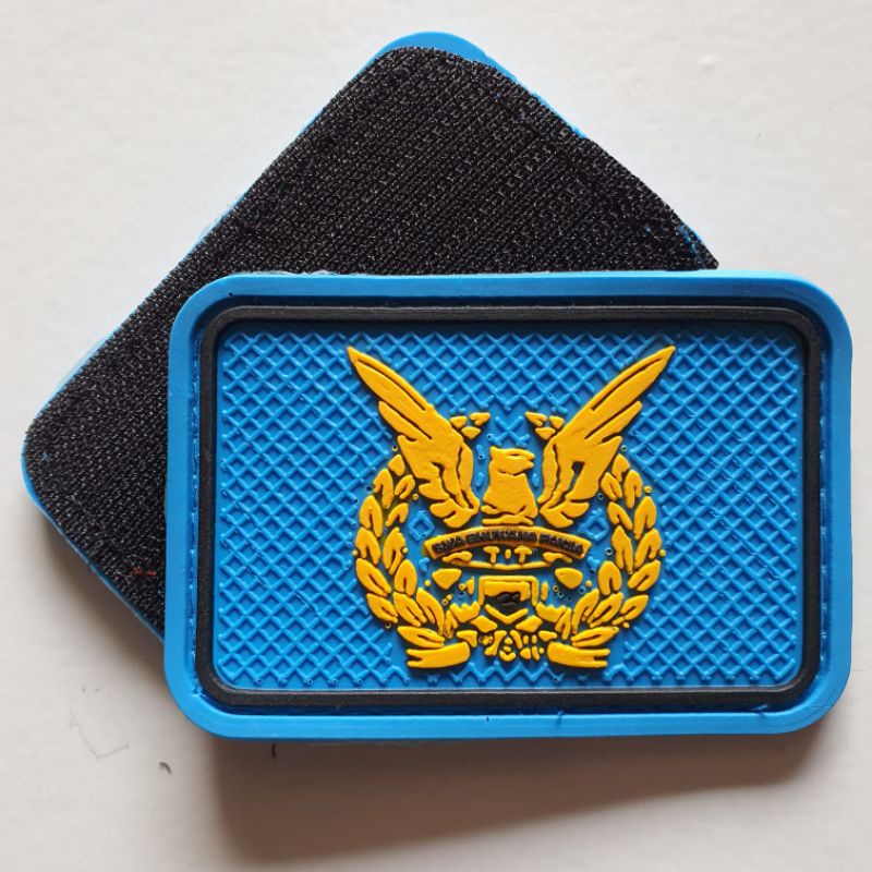 Jual patch rubber logo TNI AU angkatan udara/rubber patch tni au ...
