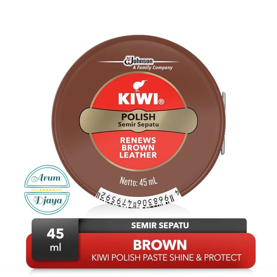 Jual Kiwi Semir Sepatu Coklat Kiwi Paste SP Shoe Polish Semir Sepatu Brown 45mL | Shopee Indonesia
