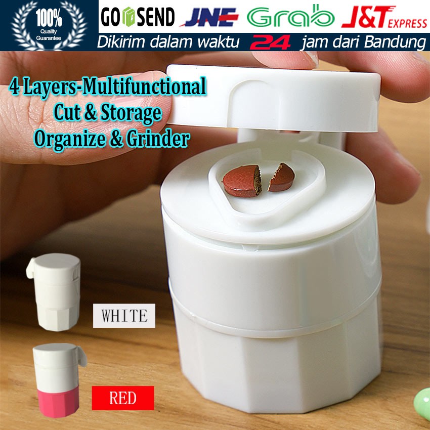 Jual Multifungsi Kotak Obat Saku / Pill Case / Medicine Mini Box / Pill ...