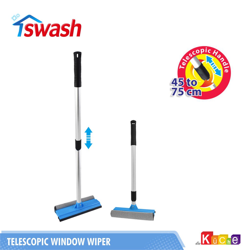 Jual Swash Telescopic Window Wiper / Alat Pembersih Kaca dan Dinding ...