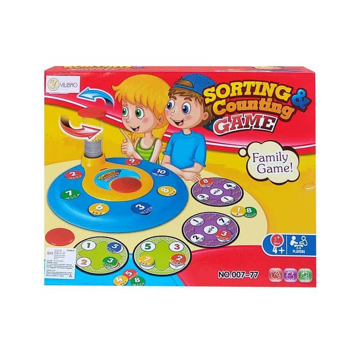 Jual MAINAN KELUARGA SORTING COUNTING GAME - 007-77 USIA 4TAHUN ...